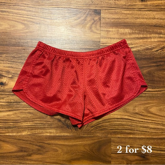 Soffe | Shorts | Soffe Red Mini Shorts | Poshmark